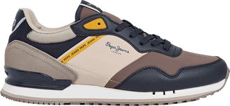Pepe Jeans London Herren London Cross M Sneak, Braun Hide Beige, 44.5 EU