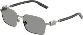 Dolce & Gabbana Authentische Brille mit Premium-Qualit&auml;t - - Accessories - unisex - Grau - 56 MM