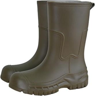 Generic Bottes en caoutchouc pour femme - Bottes de pluie mi-hautes - Bottes de pluie en caoutchouc - Bottes de pluie - Bottes de pluie - Bottes de pluie - Bo