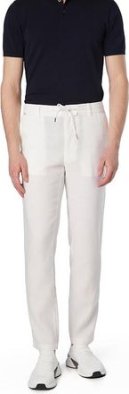 HUGO BOSS Herren Hose wei&szlig;