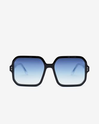 Isabel Marant Lunettes De Soleil Livia - Femme - Noir-gris Azur - - Isabel Marant