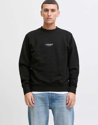Jack & Jones Sweatshirt in Schwarz