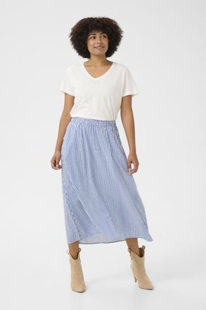 Cream Rock A-shape blue white