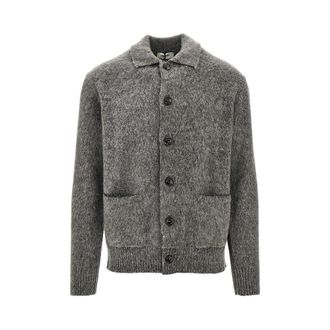 PIACENZA 1733 Brushed cashmere cardigan Man 50