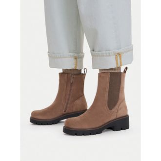 Jenny Stiefeletten JENNY CEO-WS6381-01 Dunkelbeige