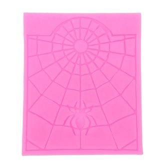 Holibanna Halloween silikon Kuchen dekorieren Form Spinnennetz und eine spinne Kuchen Spitze Fondant Paste Formen rosa