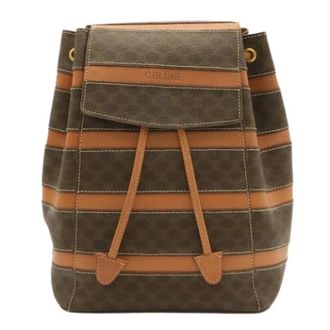 Celine Pre-owned Macadam Rucksack - - Pre-owned - Damen - Braun - ONE SIZE