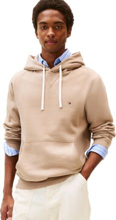 Tommy Hilfiger Herren Mittelschweres Kapuzen Solidem Fleece, Auch Erh&auml;ltlich in Big & Tall Sweatshirt, Coastal Taupe, X-Large