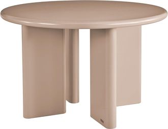 Vente-Unique Runder Esstisch f&uuml;r 4 Personen aus MDF - Braun - LUKAVO