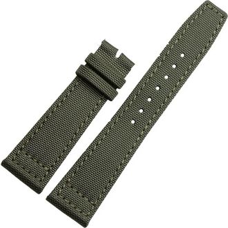 Generic 20 mm Uhrenarmbänder aus hochdichtem Nylon für IWC Pilot Portugieser Portofino Canvas Bands Uhrenarmbänder Armbänder