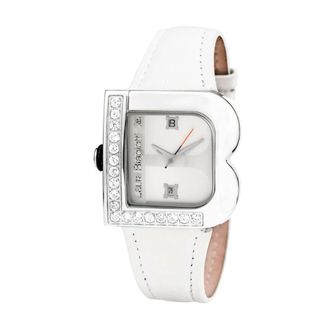 Laura Biagiotti Femme, Accessoires, Blanc, Taille: ONE Size Montre Habill&eacute;e en Cuir