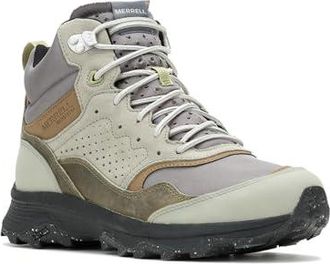 Merrell Mens Speed Solo Mid WP Hiking Shoe, Fog, 9