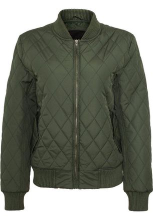 Urban Classics Allwetterjacke Urban Classics Damen Ladies Diamond Quilt Nylon Jacket (1-St)