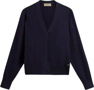 Woolrich Femme, Pulls, Bleu, Taille: 42 FR Pull en coton doux