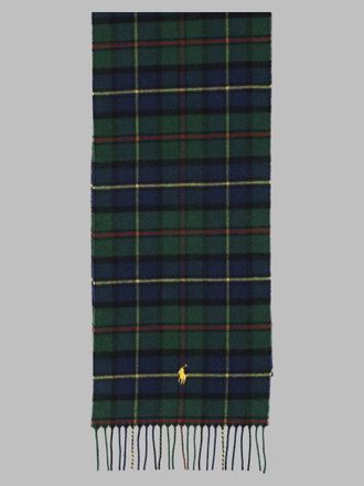 Polo Ralph Lauren Tartan Wool-Cashmere Scarf - Multicolor