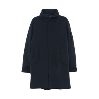 C.P. Company Gef&uuml;tterter Parka mit Kapuze - - Coats - Herren - Schwarzk - S