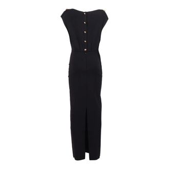 Elisabetta Franchi Damen, Kleider, Schwarzk, XLGr&ouml;&szlig;e
