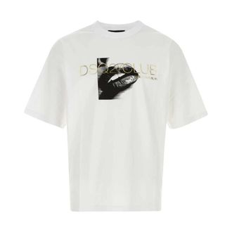 Dsquared2 Club T-Shirt - - Tops - Herren - Wei&szlig; - M