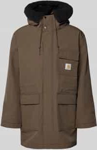 Carhartt Work in Progress Regular Fit Parka mit Logo-Patch Modell Siberia