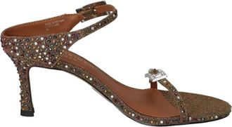 Kurt Geiger Femme, Chaussures, Brun, Taille: 39 EU Strass Double Buckle Sdl
