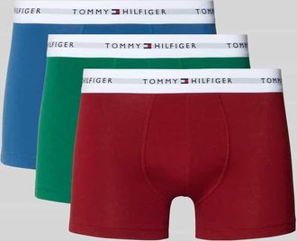 Tommy Hilfiger Trunks aus Baumwoll-Mix im 3er-Pack