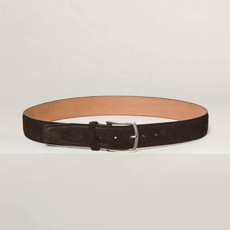 Reptiles House Otto - Wildledergürtel - Braun