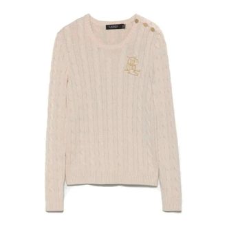 Ralph Lauren Femme, Pulls, Blanc, Taille: 40 FR Pulls Lauren Ralph Lauren