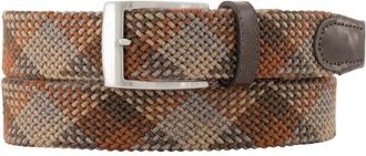 Alberto Herren G&uuml;rtel orange Textil