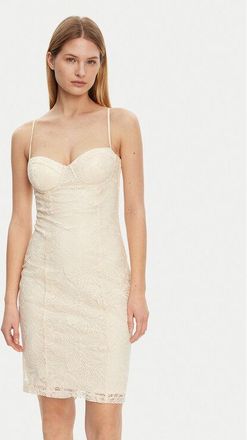 Guess Coctailkleid W5GK0N KCVJ0 Beige Regular Fit