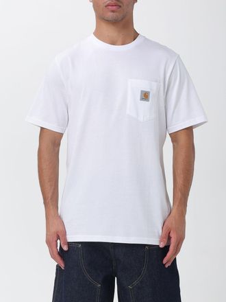 Carhartt Work in Progress T-shirt en coton avec poche et logo contrastant