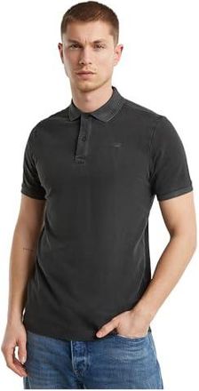 G-Star RAW Polo Dunda Overdyed Slim Homme Polo, Noir (Dk Black Gd D11595-d756-b564), L