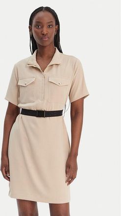 Liu Jo Kleid f&uuml;r den Alltag TA6020 TS923 Beige Regular Fit