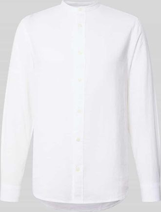 Only & Sons Slim Fit Freizeithemd aus Baumwoll-Leinen-Mix Modell CAIDEN