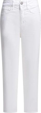 Shaft Arch Drill Stretch Jeans - - Trousers - Damen - Wei&szlig; - W27