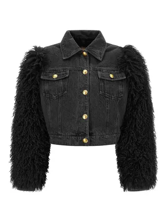 Twinset Veste En Jean - Noir
