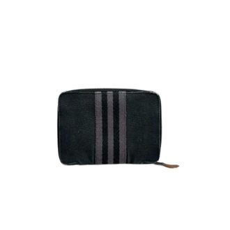 Herm&egrave;s Portefeuille vintage en coton Pre-owned - Femme - Pre-owned - Noir - Taille: ONE Size