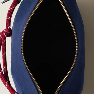 Miu Miu Canvas with Rope Strap Shoulder Bag - Navy