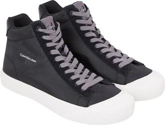 Calvin Klein Jeans Men Skater Vulc Mid MTR, Black/Bright White, 42 EU