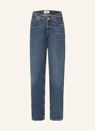 A Gold E Agolde Straight Leg Jeans V-Waist Baggy blau