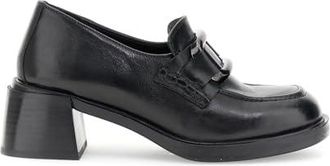 Caf&egrave;noir Mocassins en Cuir avec Pince, pour Femme, Couleur Noir, Taille 38