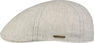 Stetson Casquette Texas Stripe Structure Femme/Homme - Made in The EU Gavroche avec Visiere, Visiere Printemps-ete Printemps Ete - 60 cm Beige Clair
