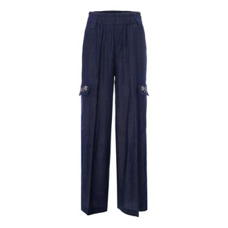 Liu Jo Damen, Hosen, Blau, XSGr&ouml;&szlig;e