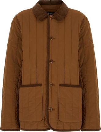 A.P.C. A.p.c., Femme, Vestes, Brun, Taille: 40 FR Veste Leone