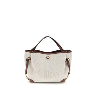 Chlo&eacute; Clover Shoulder Bag - Beige