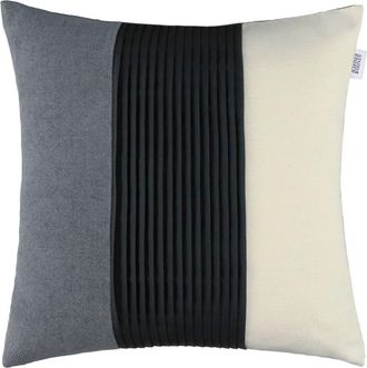 Schöner Wohnen Kollektion Zierkissenhülle ohne Füllung Scan Farbe grau Größe 45x45