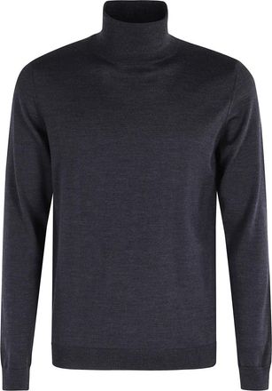 Roberto Collina Herren, Strickwaren, Blau, LGr&ouml;&szlig;e