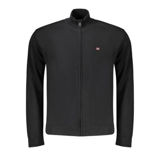 Napapijri Homme, Sweatshirts et sweats &agrave; capuche, Noir, Taille: 2XL Cardigan &agrave; manches longues