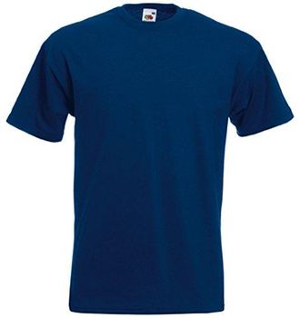 Fruit Of The Loom (Large, Royal) - Fruit of the Loom Mens Super Premium Short Sleeve T-Shirt