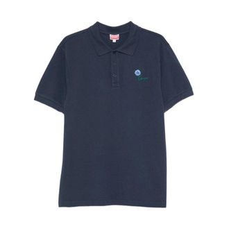 Kenzo Tulip Slim Polo - - Tops - Herren - Blau - S