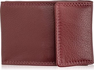 Josephine Osthoff Josephine Osthoff Schlüsseletui Schlüsseltasche Schlüsselmäppchen Mini Münztasche 100% Echtleder RFID-Schutz (966), Farbe:Bordeaux